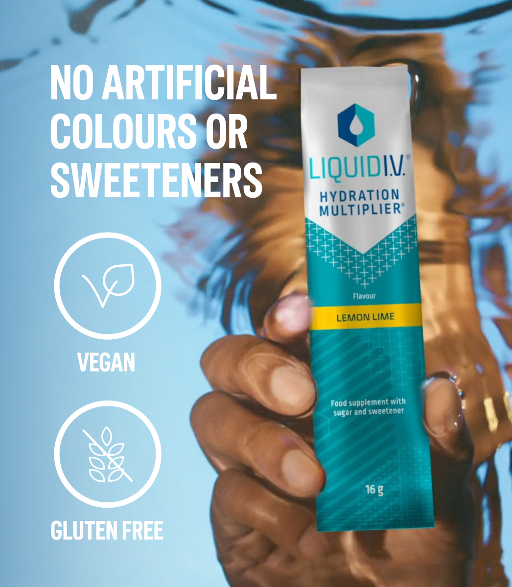 Hydration Multiplier Lemon Lime Enhanced Hydration Liquid Iv Uk